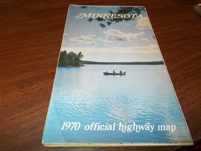 1970 Minnesota State-issued Vintage Road Map | eBay