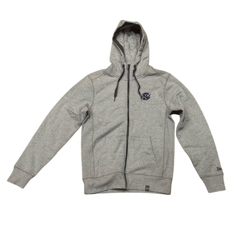 Athletic New Era grey Light Graphite full zip hoodie thick sweatshirt Mens Small | eBay