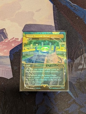 IN HAND Master Emerald Shrine as Command Tower (FOIL) MTG Sonic Secret ...
