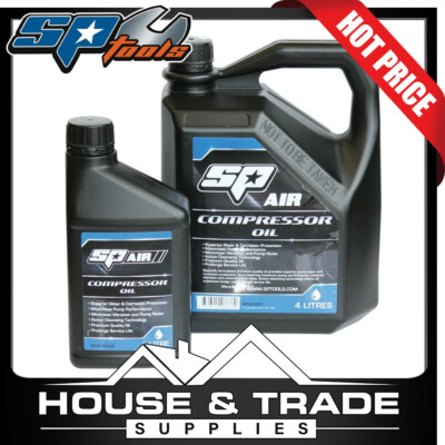 SP Tools Air Compressor Oil 4 Litres PREMIUM SPCO4000 | eBay Australia