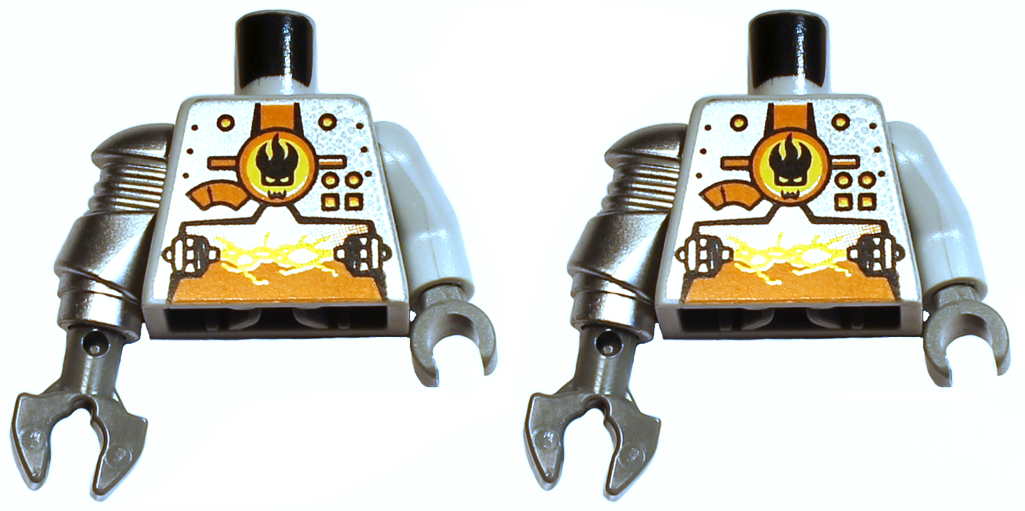Lego Agents 2x Silver Torso Mech Arm NEW!!! | eBay UK