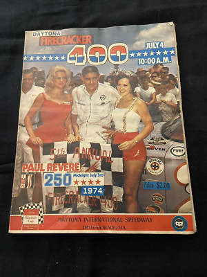 Daytona Firecracker 400 1974 Race Program NASCAR Winston Cup | eBay