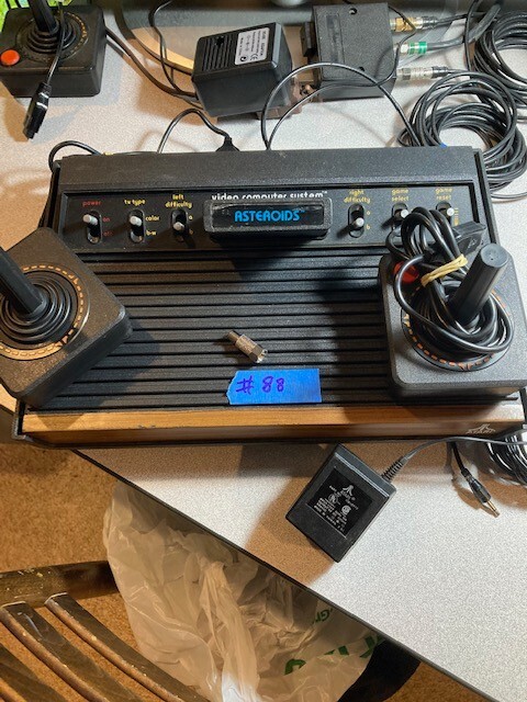 #88 - Atari CX2600 (Tested 6-Switch) w/2 Joysticks, Paddles, Atari ...