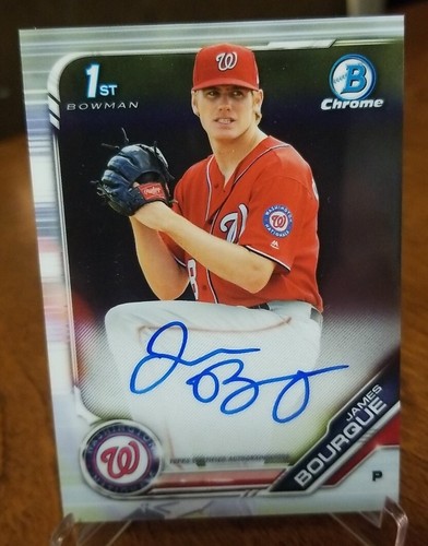 2019 Bowman Chrome Auto CPA-JB James Bourque 1st Bowman | eBay