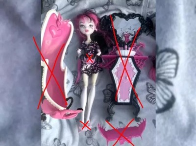 Monster High Draculaura Doll Powder Room DOLL ONLY | eBay UK