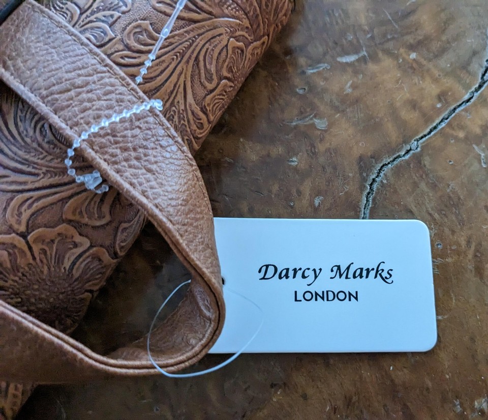 Darcy Marks London Faux Leather Brown Backpack | eBay