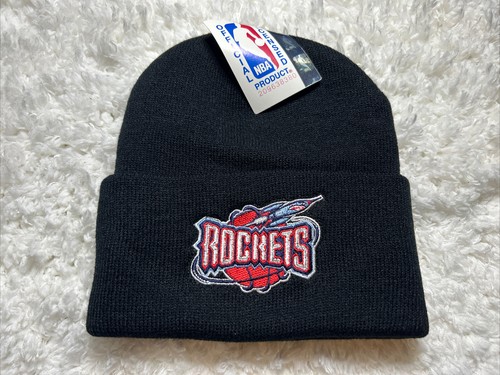 Houston Rockets Beanie Hat Cap Black Orbiting Logo NBA Basketball ...