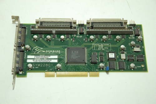 LSI Logic Symbios SYM22801 Dual Bus SCSI Controller PCI Card 348 ...