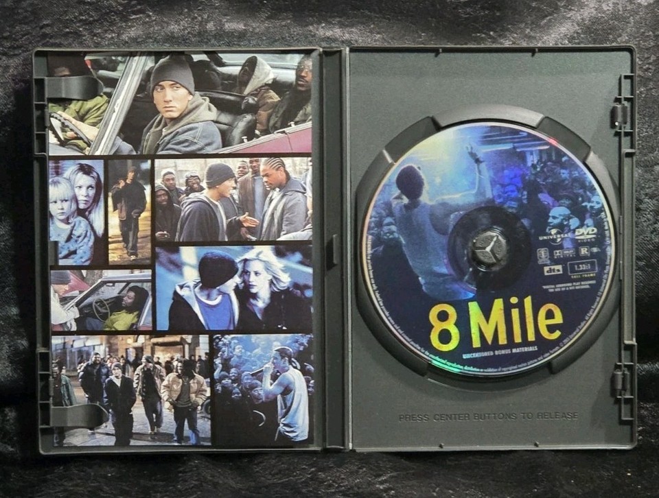 8 Mile (DVD 2003) Eminem Kim Basinger Mekhi Phifer Brittany Murphy *Buy ...