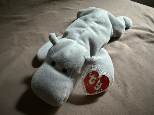 Ty Beanie Baby 2nd Gen 1st Gen Happy Grey | eBay