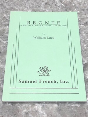 Bronte - Acting Edition - Paperback By William Luce - Like New | eBay
