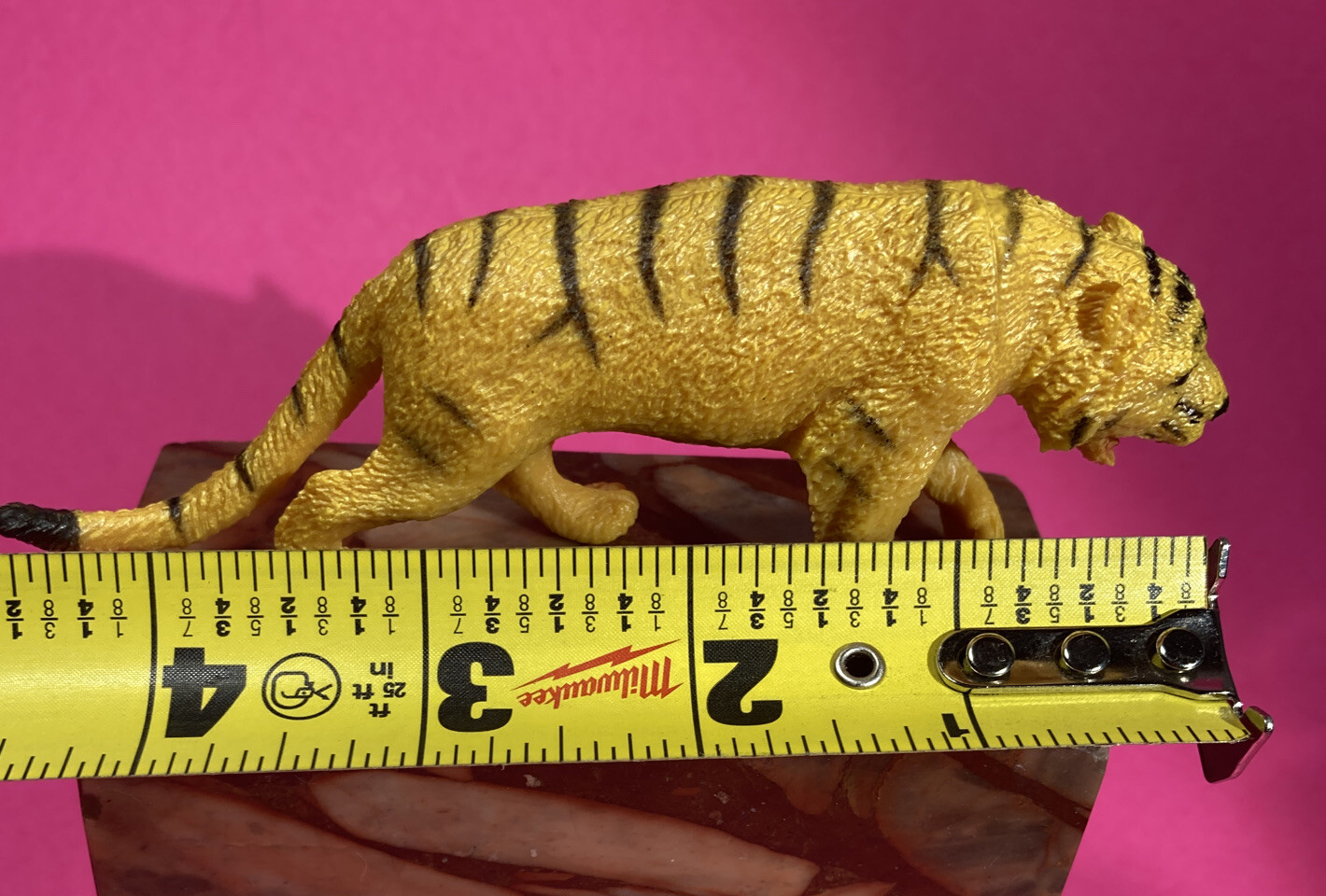 Vintage Rubber Tiger Toy 4.5” Plastic PVC China Retro Orange Black | eBay