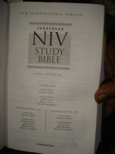 INDIA - ZONDERVAN NIV STUDY BIBLE PAGES 2340 WITH COLOURED MAPS | eBay