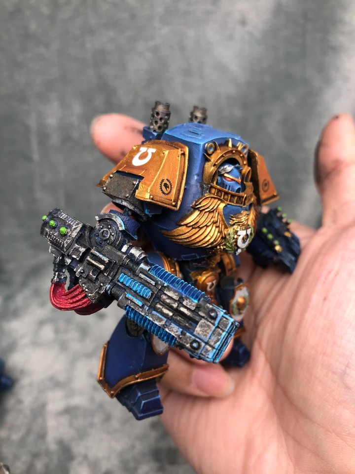 Relic Contemptor Venerable Dreadnought Warhammer 40k Presale Painted ...