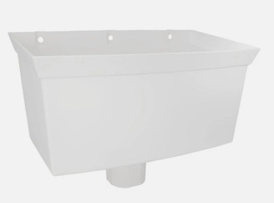 FLOPLAST 68mm Round Universal Gutter Hopper- White -Pack of 2 | eBay UK