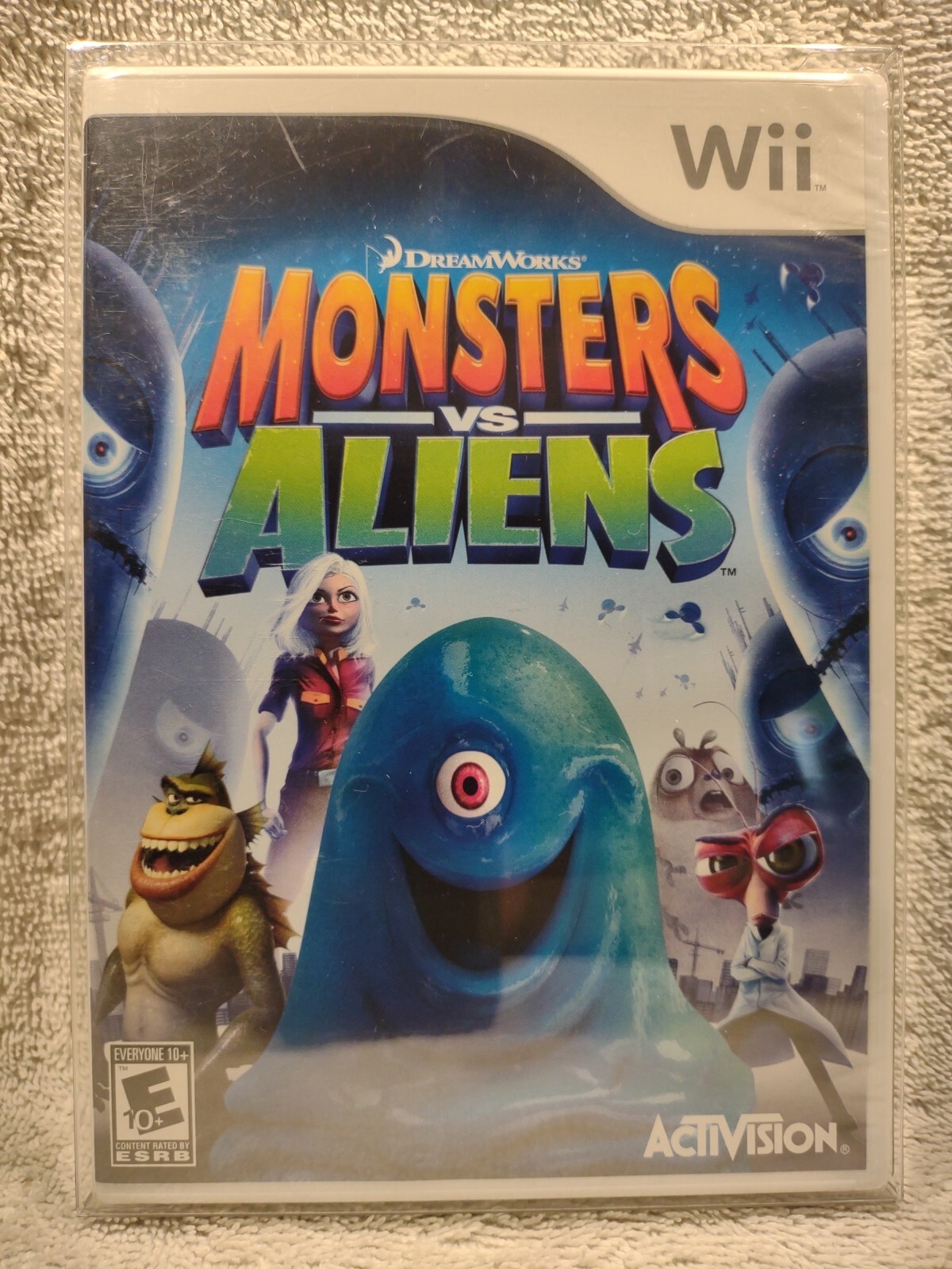 Monsters vs. Aliens - (Wii, 2009) *BRAND NEW, UNOPENED* FREE SHIPPING ...