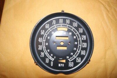 1972-1974 Corvette speedometer face with kilometers added | eBay