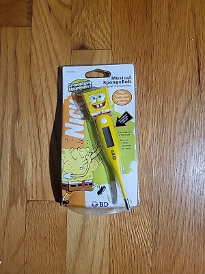 SpongeBob SquarePants Digital Musical Thermometer New Sealed In Package ...