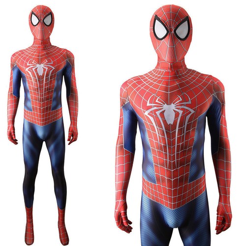 The Amazing Spider-Man Jumpsuit Spiderman TASM2 Cosplay Costume ...