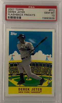2007 Topps Derek Jeter Flashback Fridays #FF2 PSA 10 | eBay
