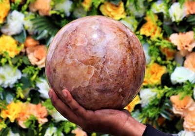 Huge 210MM Himalayan Golden Quartz Stone Aura Metaphysical Healing ...