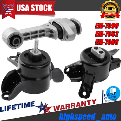 Engine Motor & Trans Mount for 2012-2016 Hyundai Veloster 1.6L for Auto ...