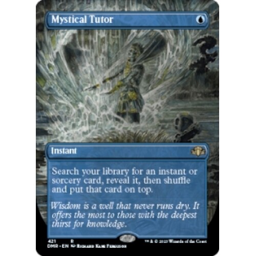 MYSTICAL TUTOR (BORDERLESS) Dominaria Remastered Magic MTG MINT CARD | eBay