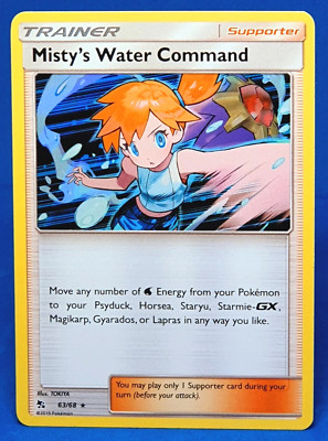 Misty's Water Command Holo Rare Pokemon TCG Card 63/68 | eBay
