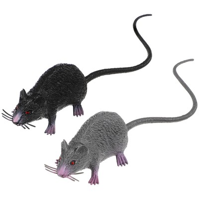 2 Pcs Rat Plush Toy Rats That Look Mini Realistic Mice Child | eBay