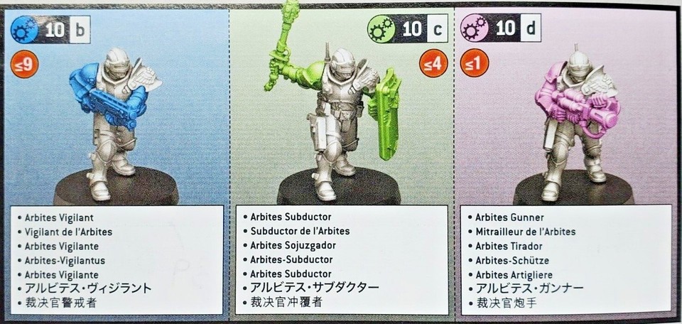 Single Adeptus Arbites Exaction Squad Warhammer 40k Kill Team Agents Of ...