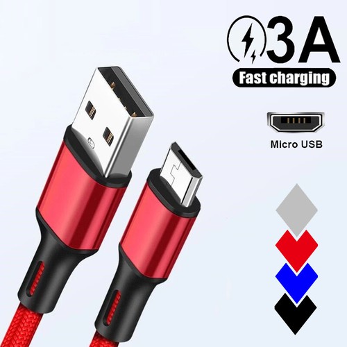 Fast Charge Micro USB Data Sync Cable Charger Cord for Samsung S5 S6 S7 ...