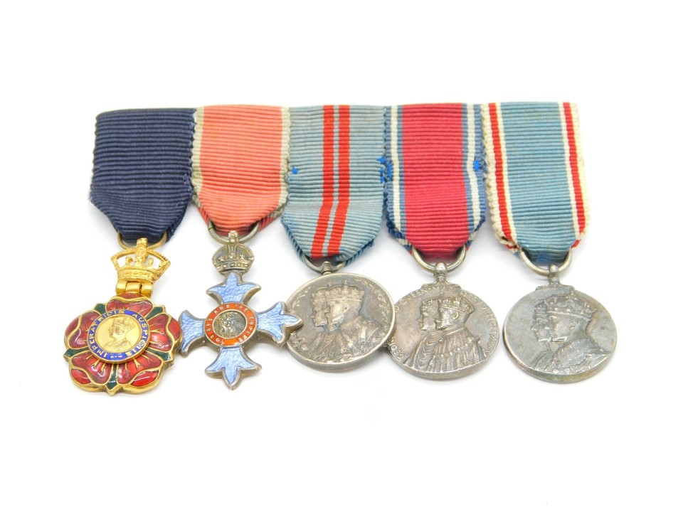 British High-Ranking Officer Dress Medal Group MBE, CBE, Jubilee ...