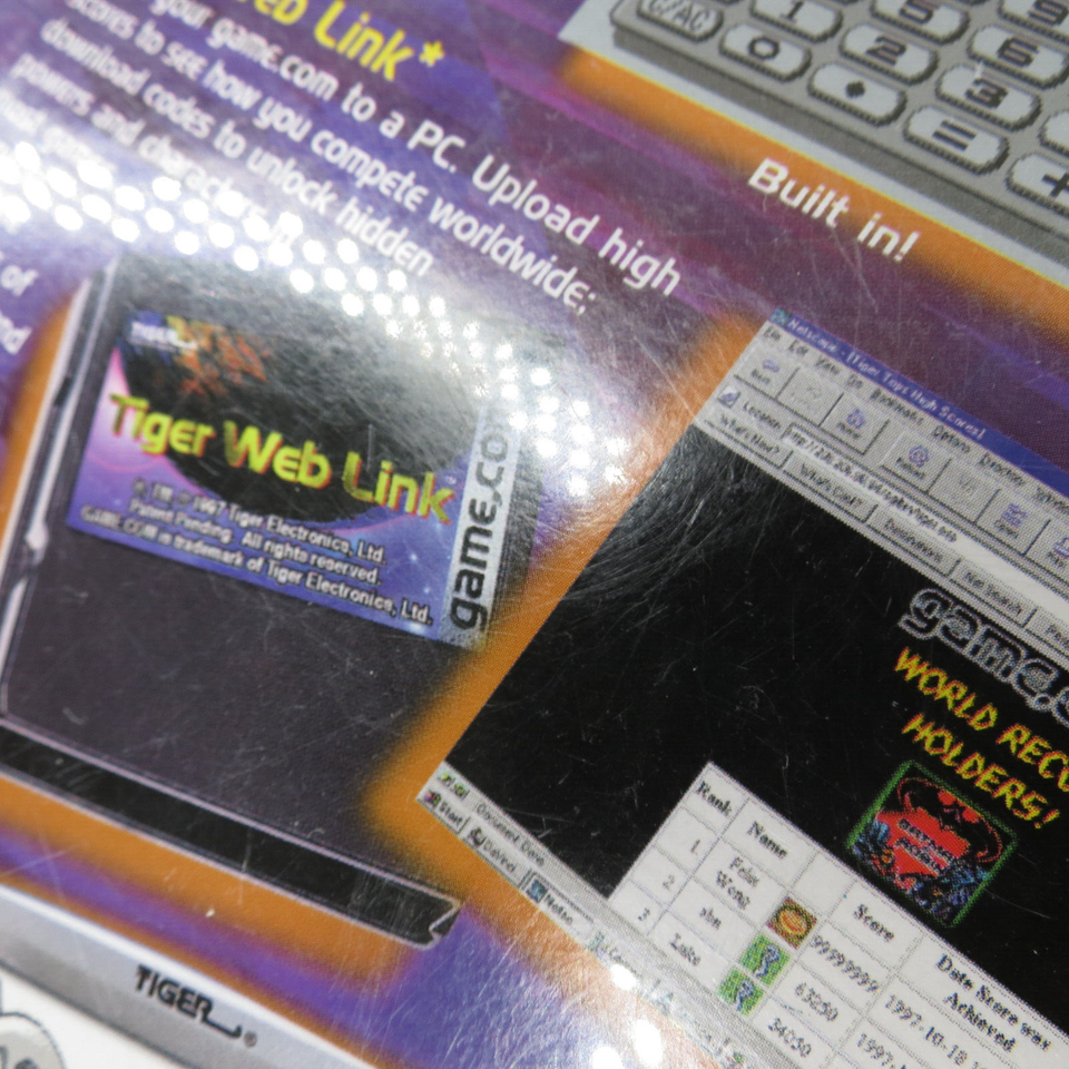 Tiger Game.Com Pocket Pro Handheld System 71-801 Factory Sealed | eBay