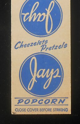 1940s Jays Popcorn Cheezelets Pretzels Potato Chips Pip Jay Foods ...