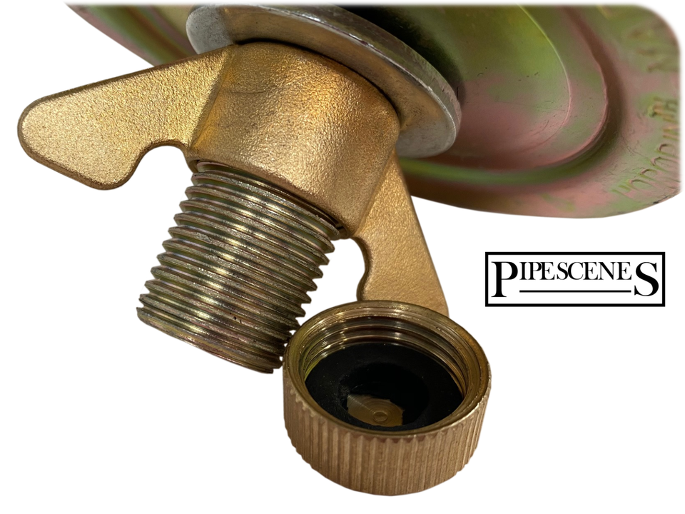 4" - METAL - Test Bung Drain Testing Water Test Air Test Butterfly ...