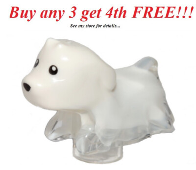 ☀️NEW LEGO Minifigure Mini Figure Minifig Animal Pet Dog Puppy Ghost ...