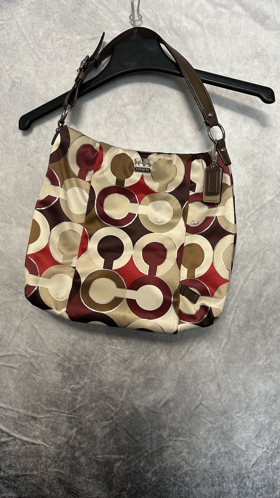 coach madison isabelle Shoulder Bag Cream And Coach P… - Gem