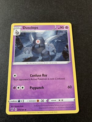 Pokémon TCG Dusclops stage 1 070/185 Regular Uncommon | eBay
