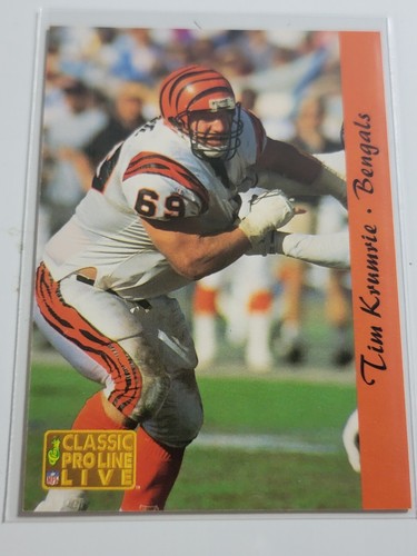 TIM KRUMRIE 1993 Classic Pro Line Live #35. BENGALS | eBay