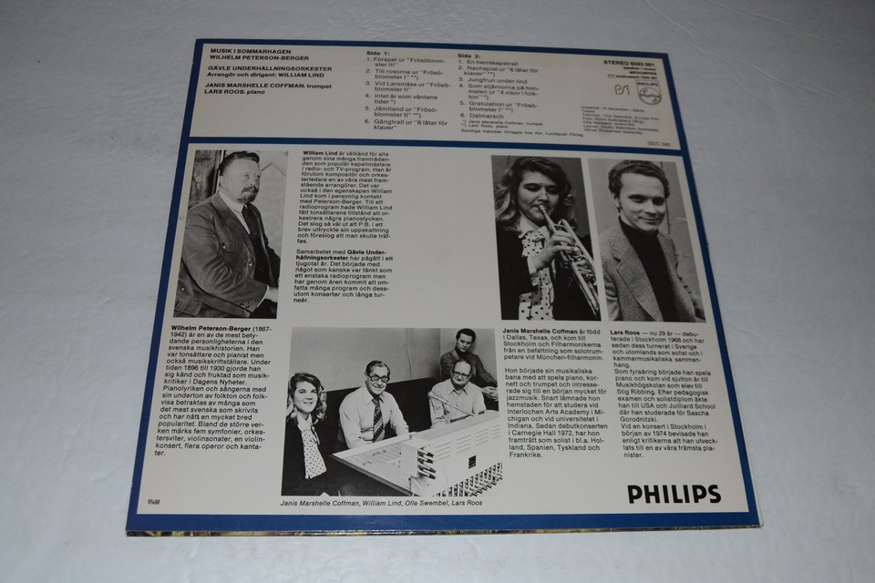 Musik i Sommarhagen~Wilhelm Peterson-Berger~William Lind~Janis ...