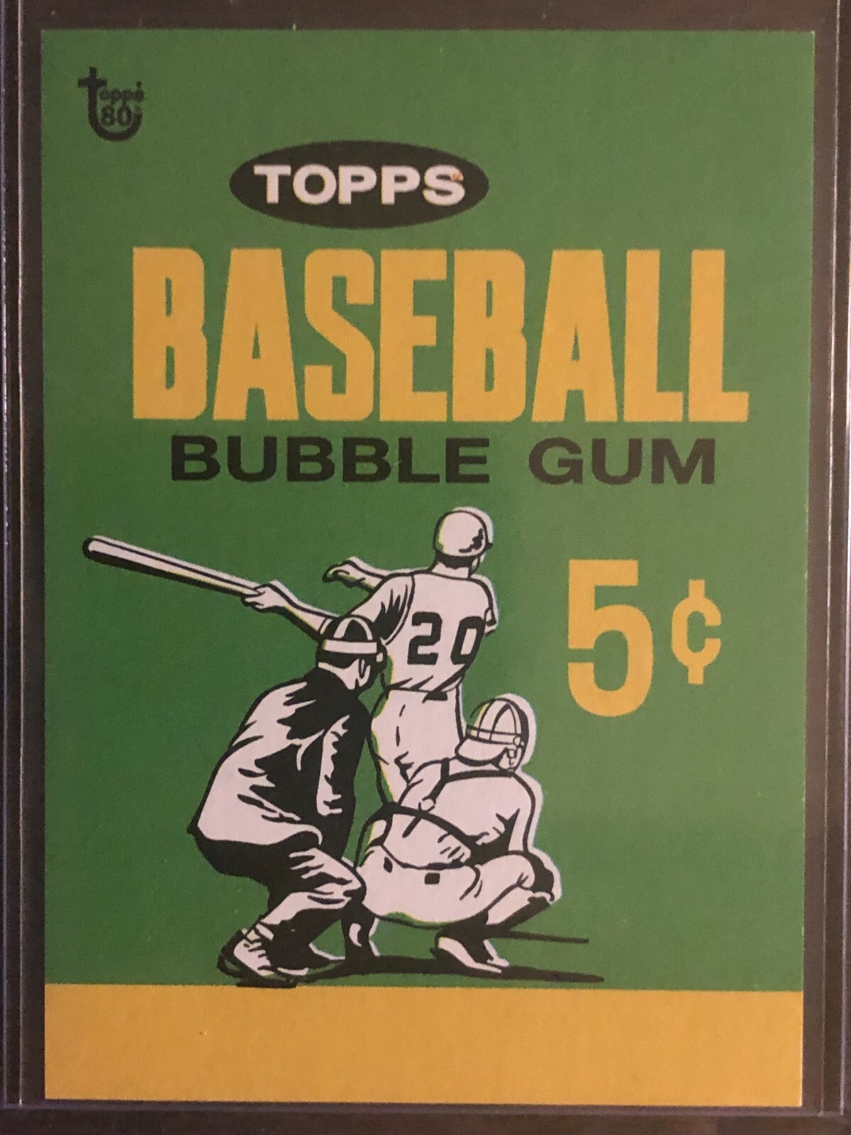 2018 Topps 80th Anniversary Wrapper Art Card #21 1964 Baseball | eBay