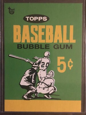 2018 Topps 80th Anniversary Wrapper Art Card #21 1964 Baseball | eBay