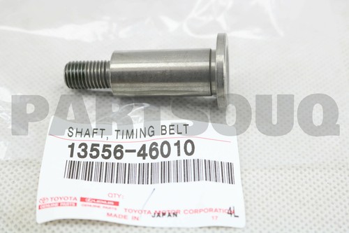 1355646010 Genuine Toyota SHAFT, TIMING BELT IDLER 13556-46010 | eBay