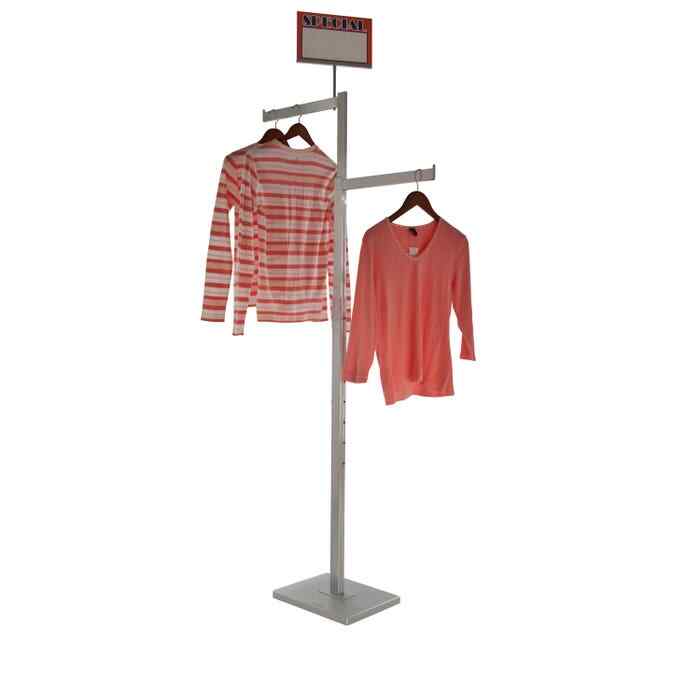 Econoco K90-SC 2-Way Garment Rack with Straight Arms | eBay