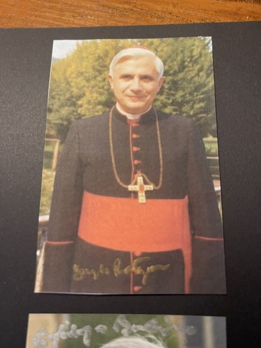 Pope Benedict XVI Joseph Ratzinger Signed Autographed | eBay