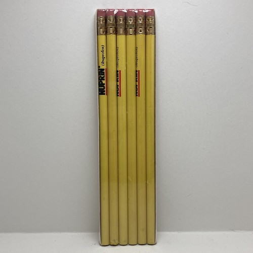 VTG Pharmaceutical Ad Pencils Nuprin Ibuprofen Pencils Lot Of 6 Factory ...
