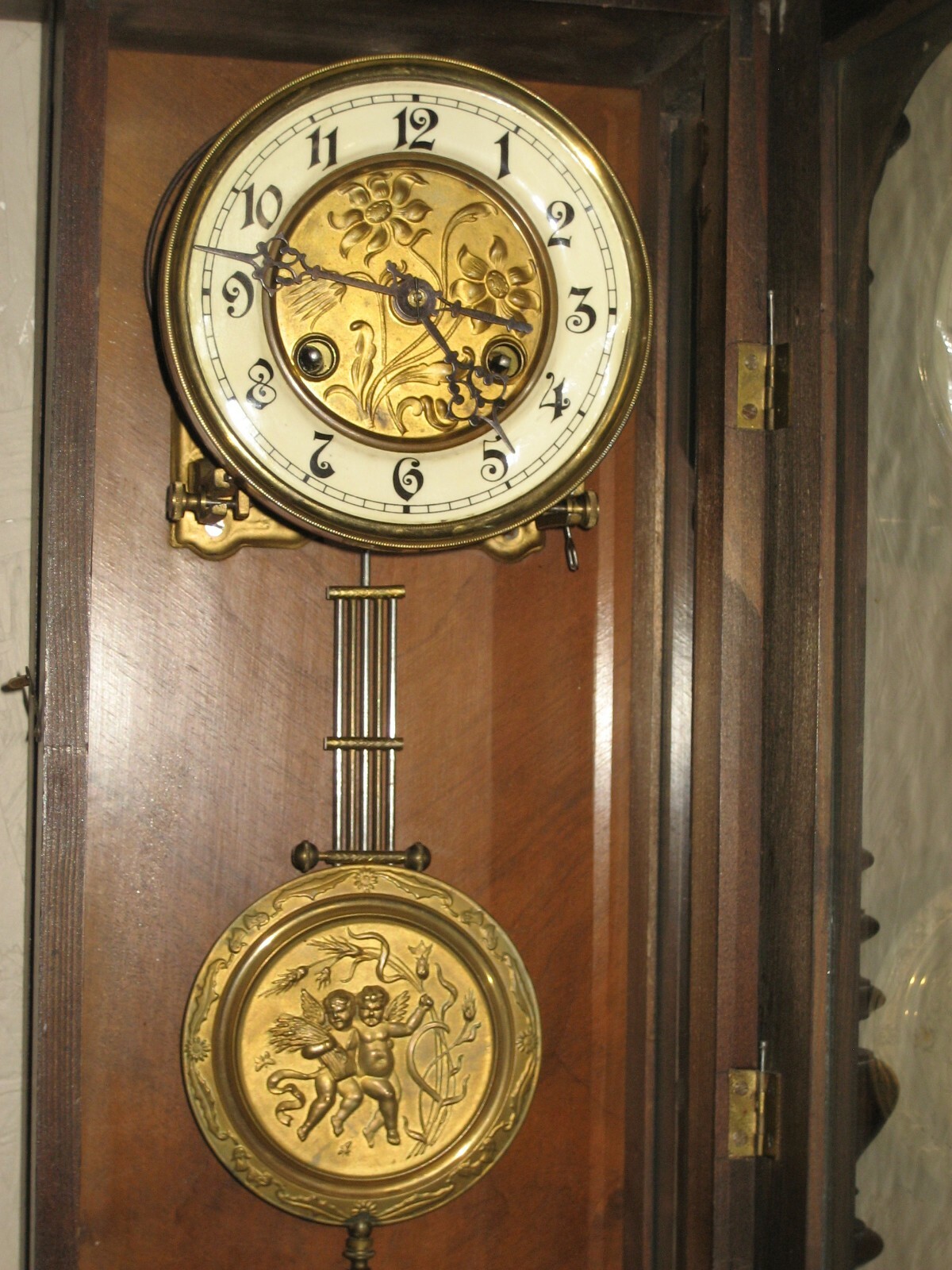 Friedrich Mauthe Schwenningen Clock Vienna Regulator 8 Day Chime ...