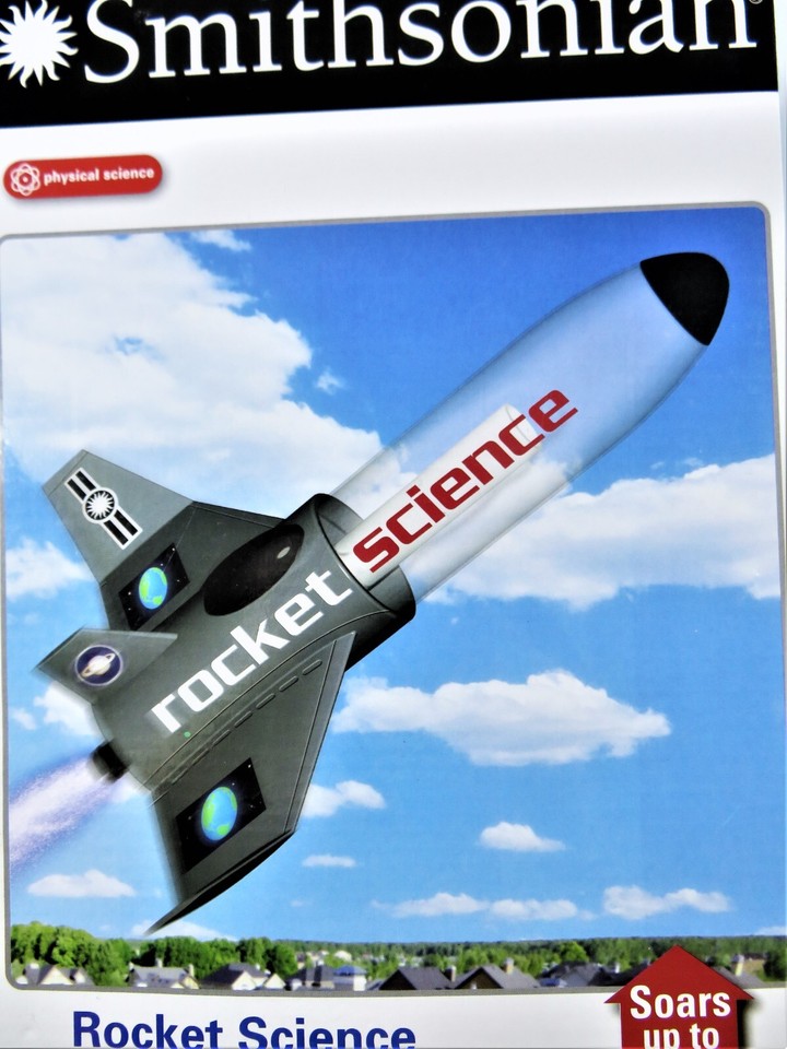 Smithsonian Rocket Science Build Launch Kit Reusable Rocket Ages 8+ New ...