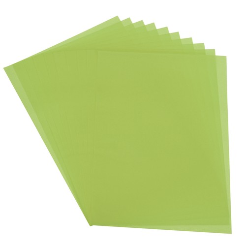 30 Sheet A4 Translucent Trace Paper 8" x 12" 100 GSM, Green ...