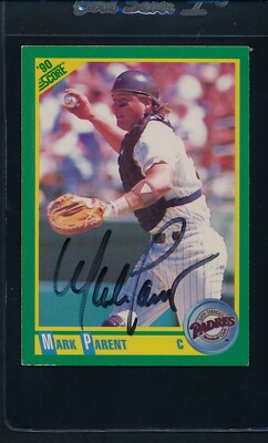 1990 Score #119 Mark Parent Padres Signed Auto *42166 | eBay